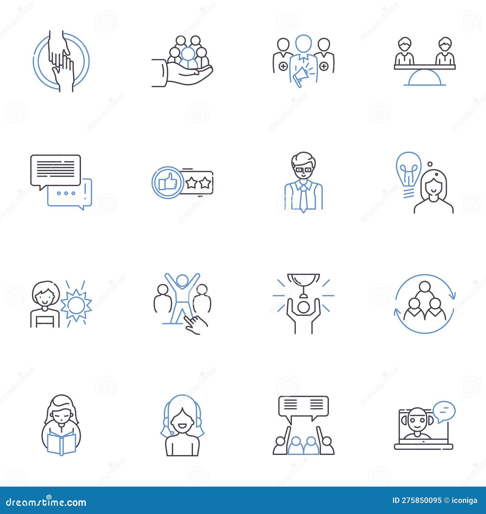 Syndicate Briefing Line Icons Collection. Strategy, Intelligence ...