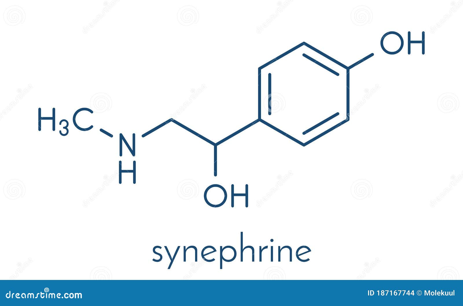 Synephrine Herbal Stimulant Molecule. Present in Several Citrus Species ...
