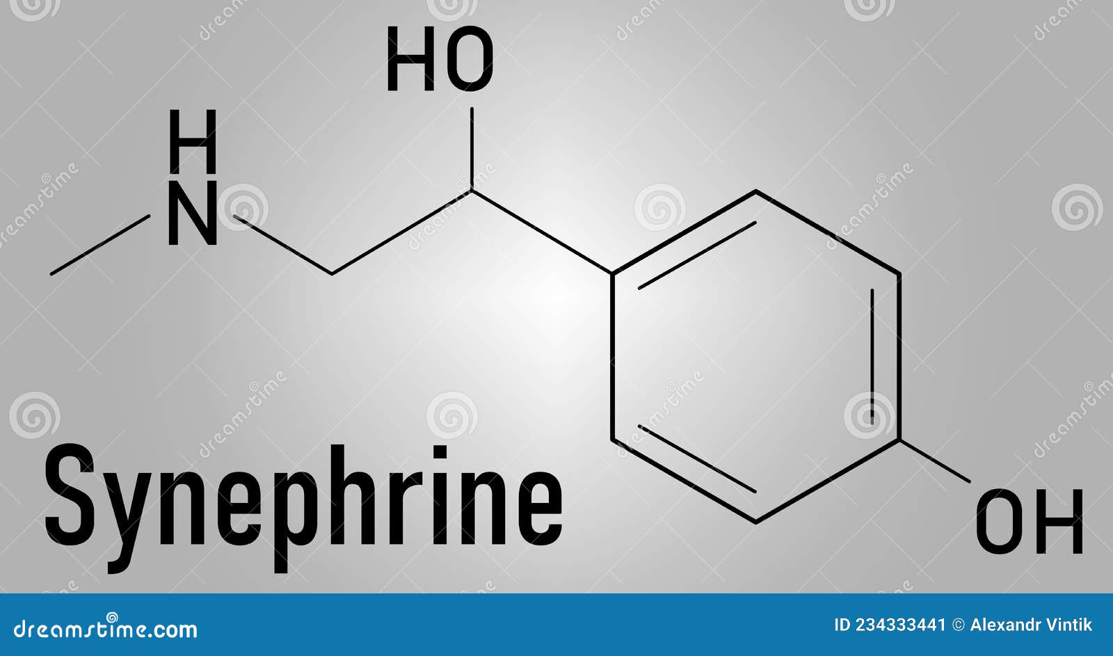 Synephrine Herbal Stimulant Molecule. Present in Several Citrus Species ...