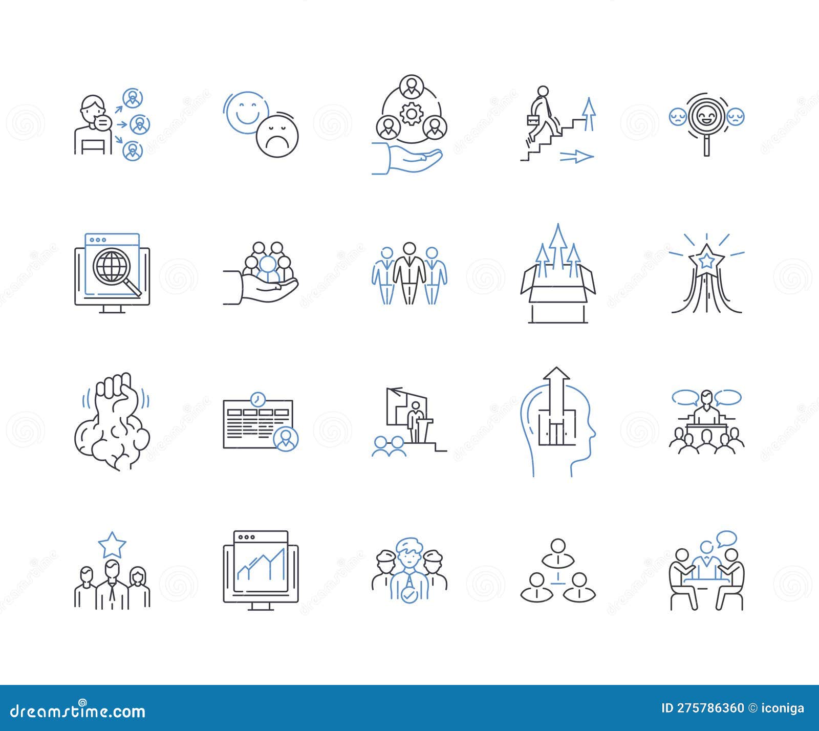 Synergetic Effort Line Icons Collection. Collaborate, Partnership ... Synergetic Effort Line Icons Collection. Collaborate, Partnership ...