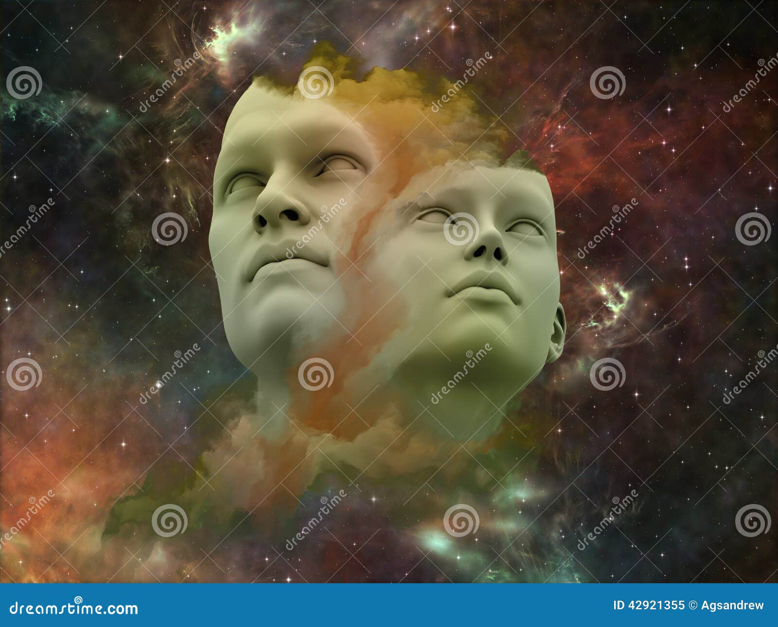 Synergien der Einheit stock abbildung. Illustration von mädchen - 42921355