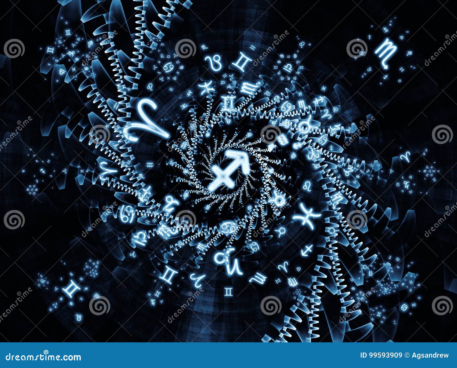 Synergien Der Symbolischen Bedeutung Stock Abbildung - Illustration von ...