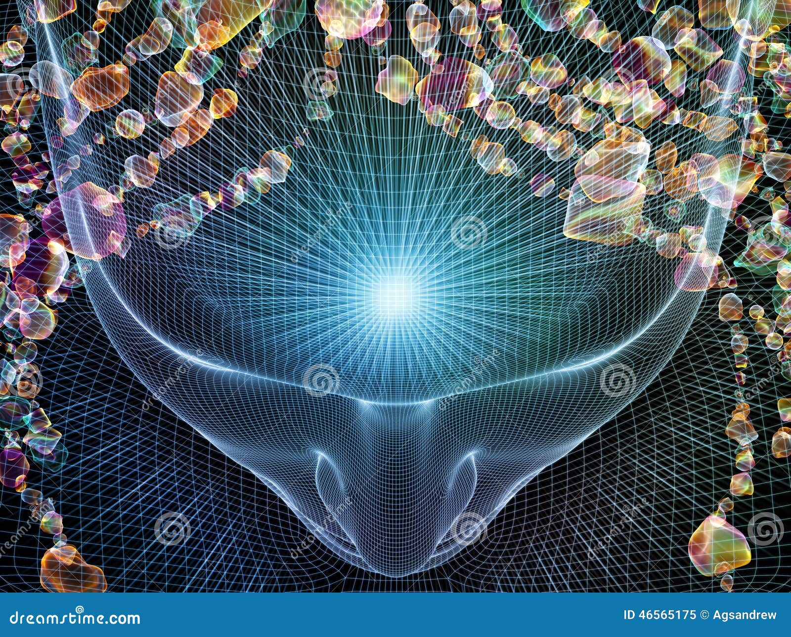 Synergien des Grundes stock abbildung. Illustration von geometrie ...