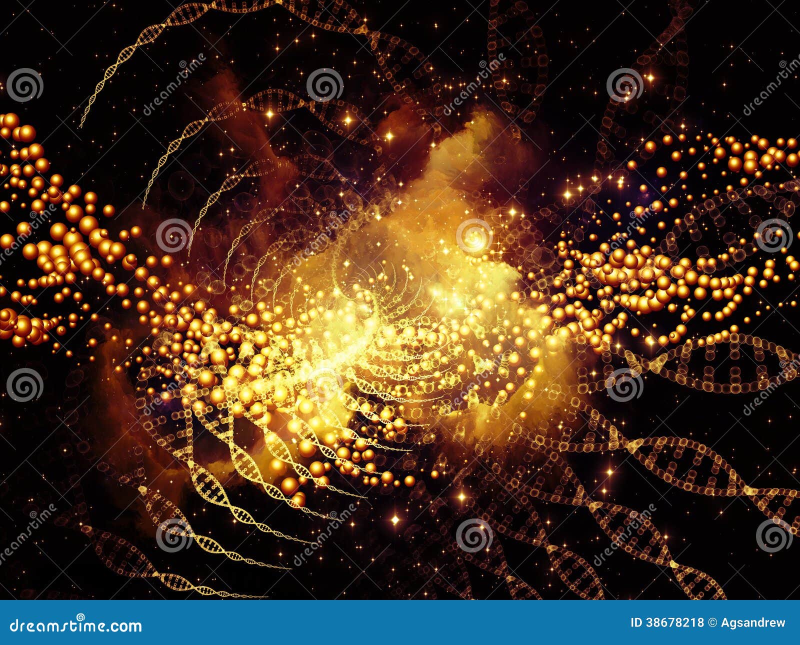 Synergien von DNA stockfoto. Bild von stoff, biochemie - 38678218