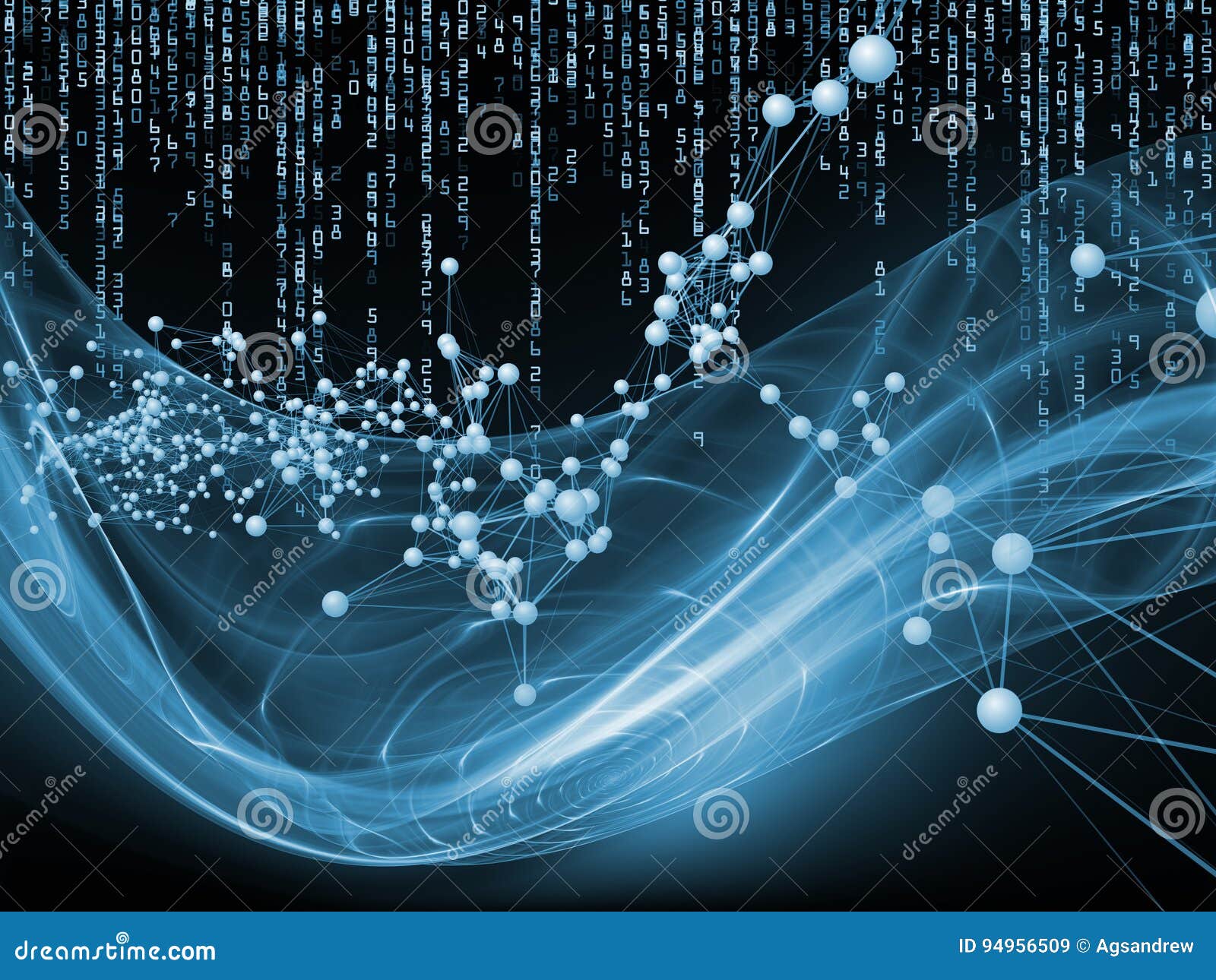 Synergies of Computing stock illustration. Illustration of layout ...