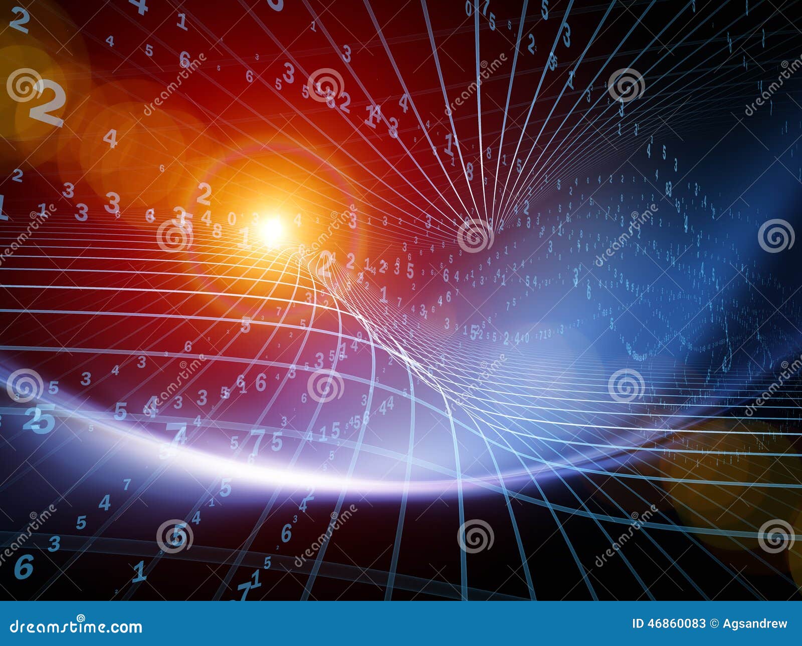 Synergies of Geometry stock illustration. Illustration of concept ...