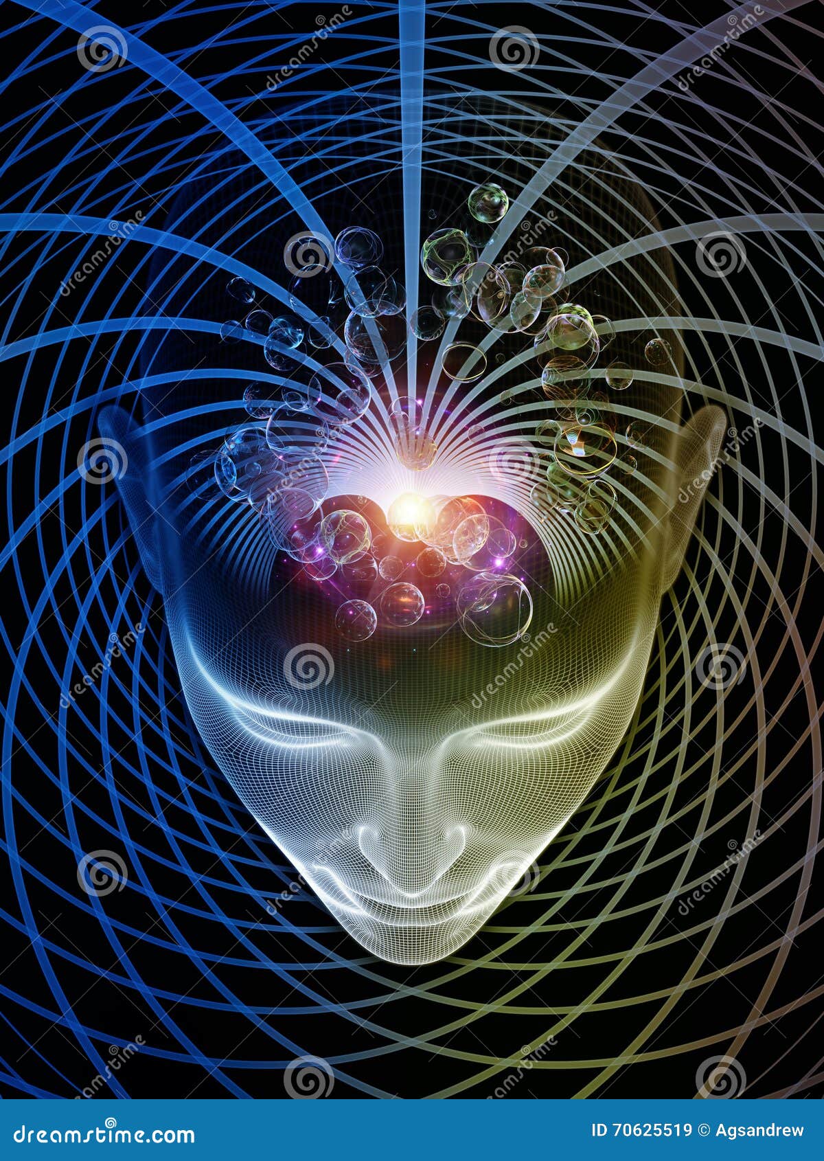 Synergies of Insight stock illustration. Illustration of imagination ...