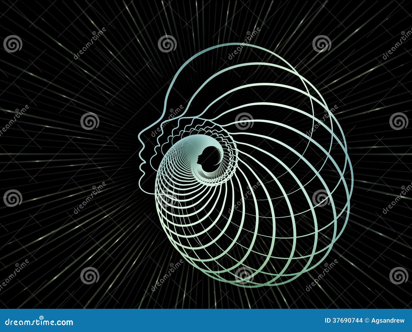 Synergies of Soul Geometry stock illustration. Illustration of concept ...