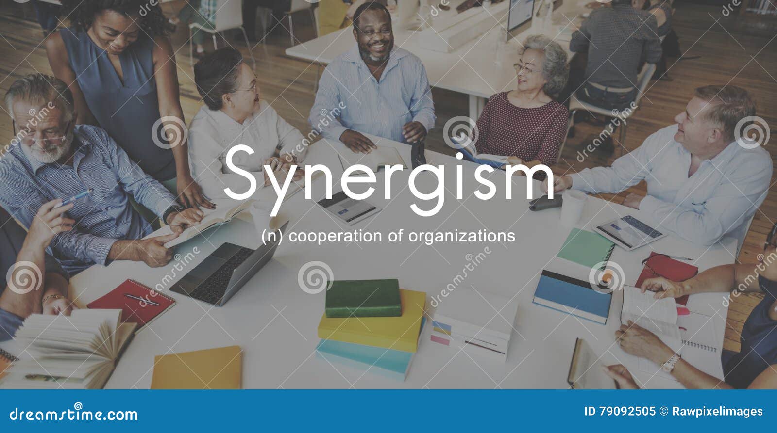 Synergism Team People Graphic Concept Stock Image - Image of ...