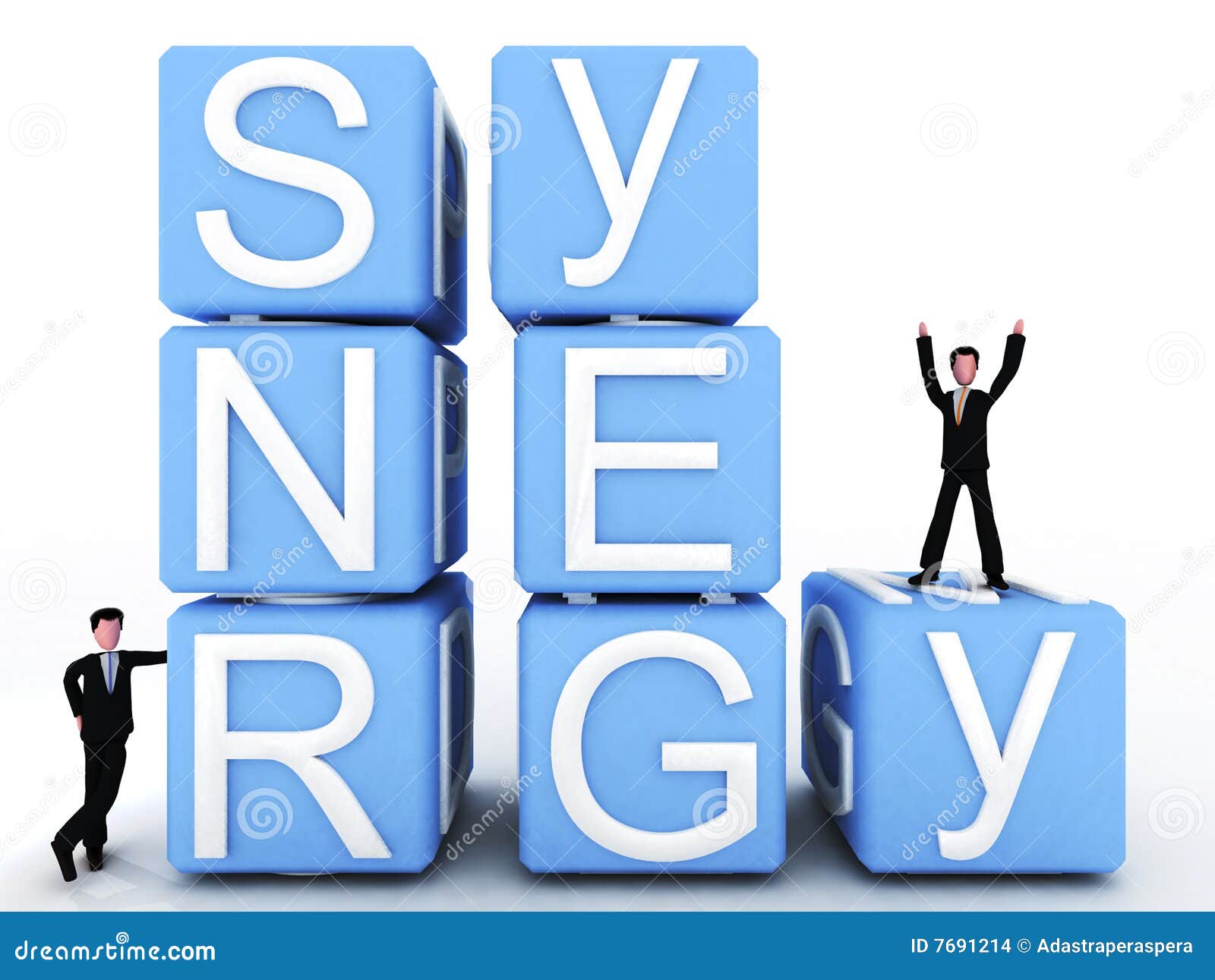 Synergy stock illustration. Illustration of background - 7691214