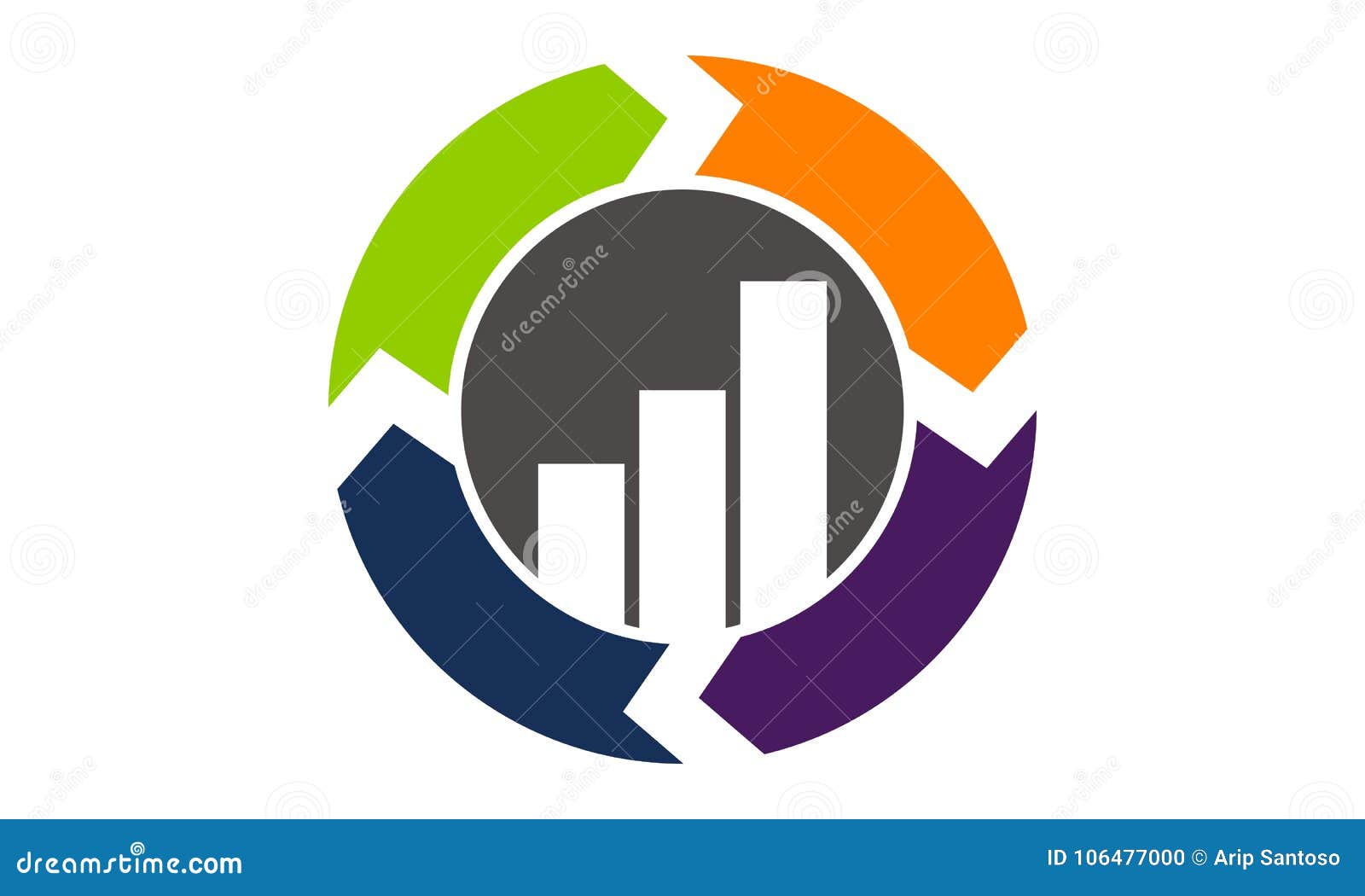 Synergy Business Solution Process Stock Vector - Illustration of ...