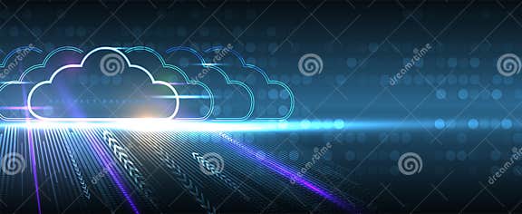 The Synergy of Cloud Technology and Big Data Stock Vector ...