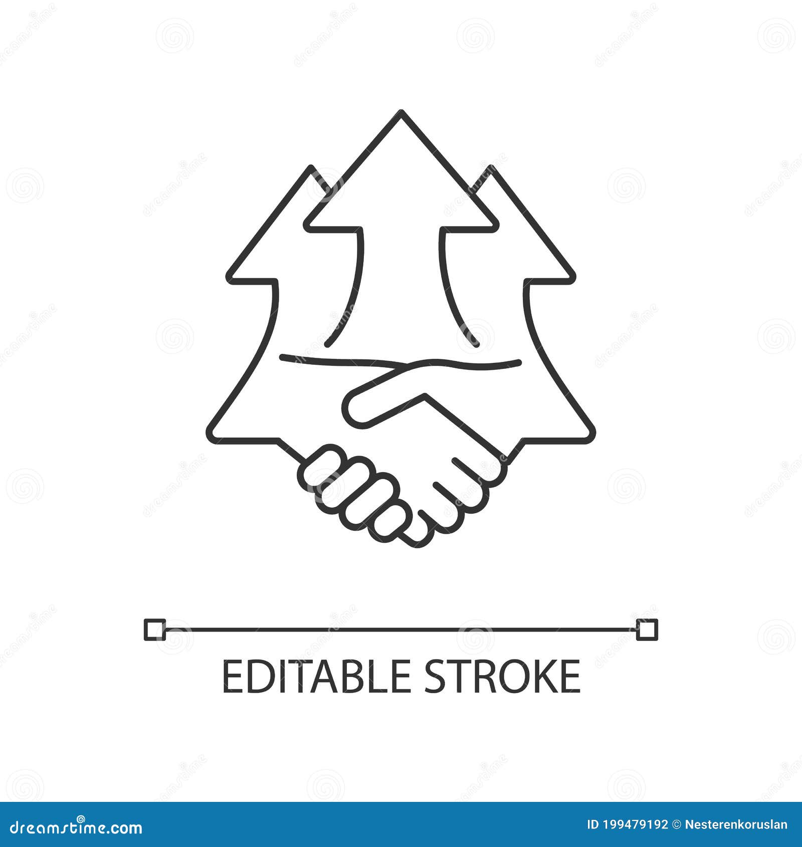 Synergy Effects Icon. Synergistic Benefits Cartoon Vector ...