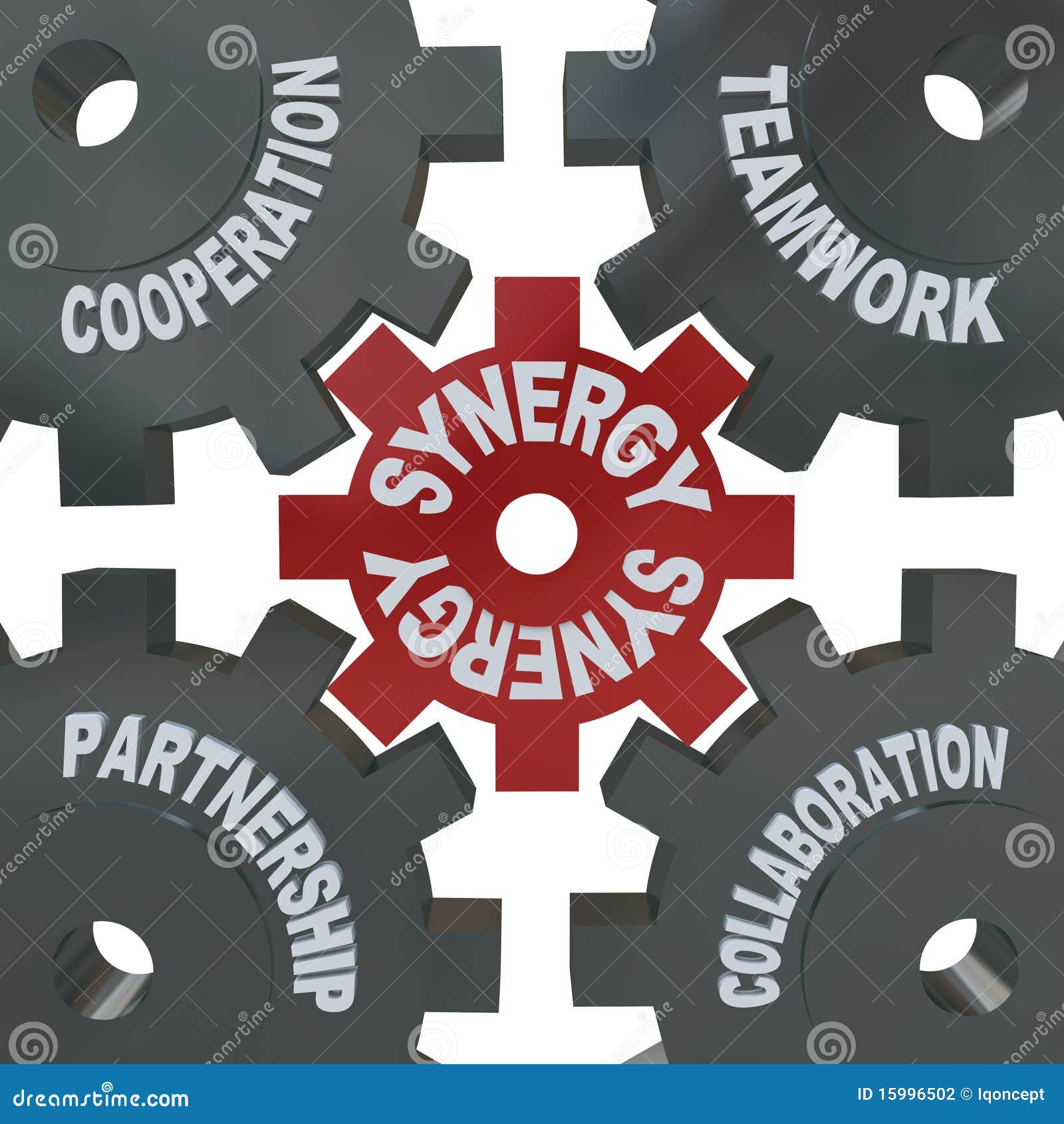 Synergy Gears - Teamwork in Action Stock Illustration - Illustration of ...