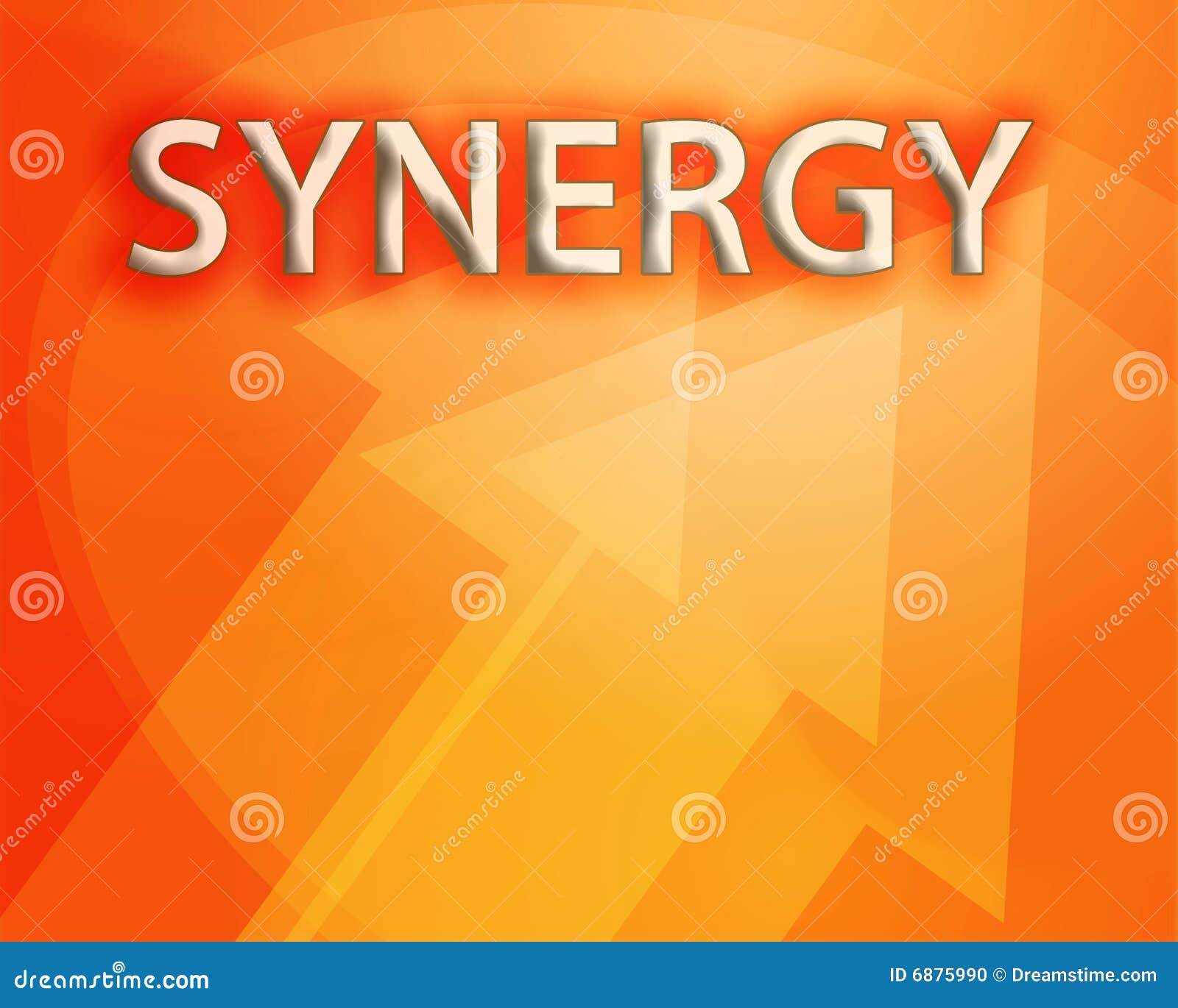 Synergy illustration stock illustration. Illustration of commerce - 6875990