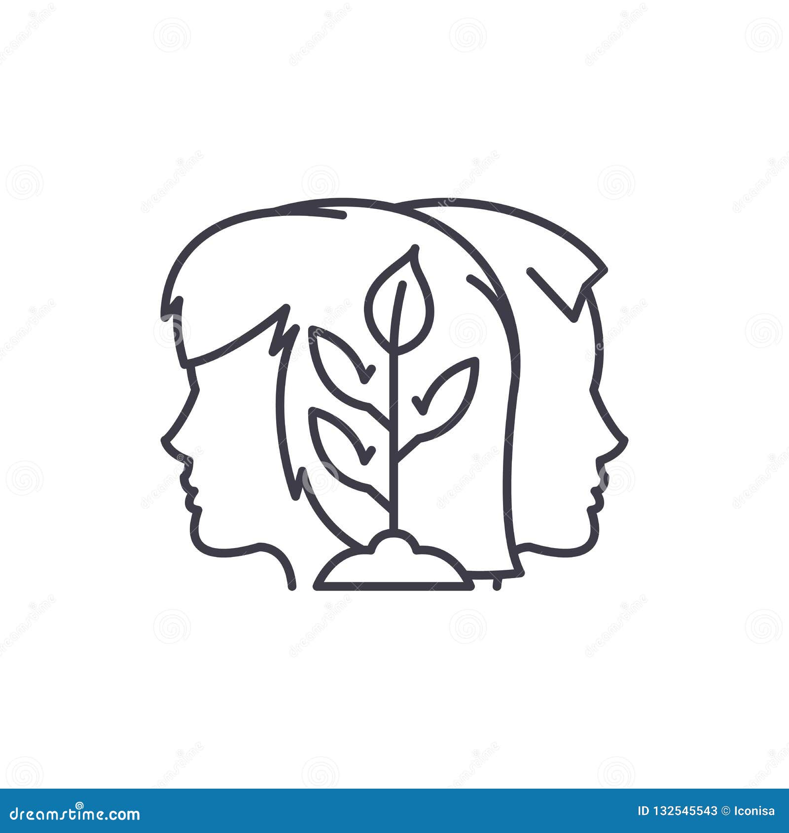 Synergy Line Icon Concept. Synergy Vector Linear Illustration, Symbol ...