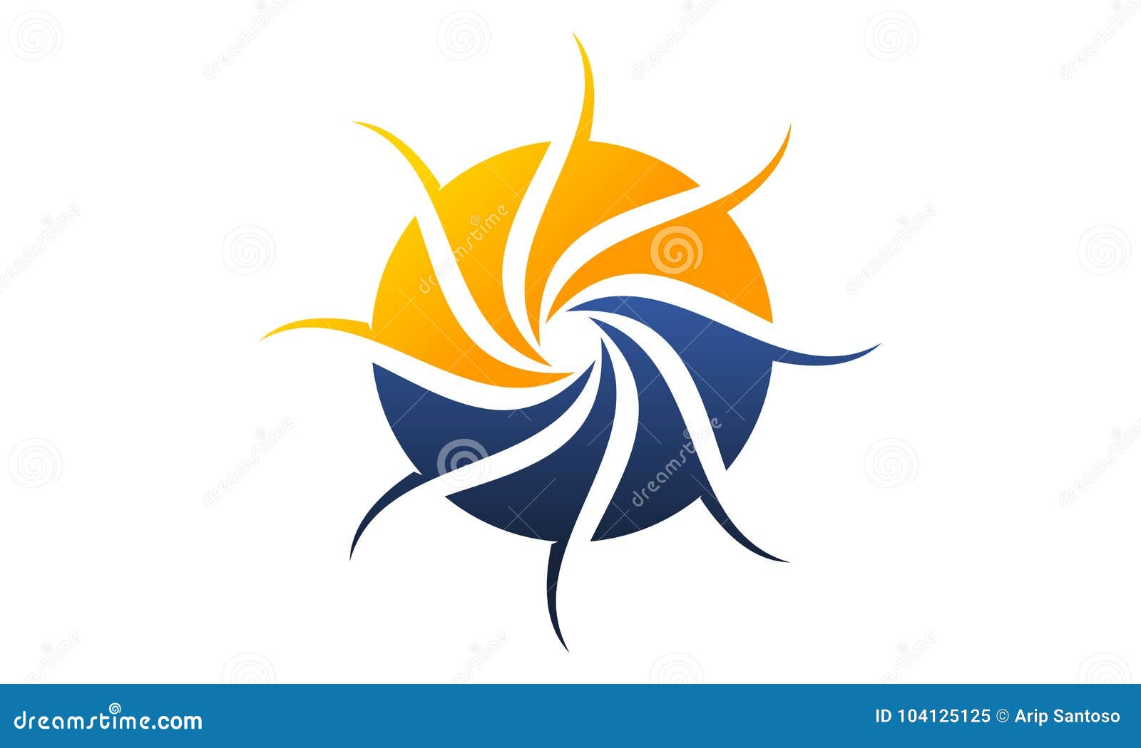 Synergy Logo Initial M Vector Illustration | CartoonDealer.com #84758694