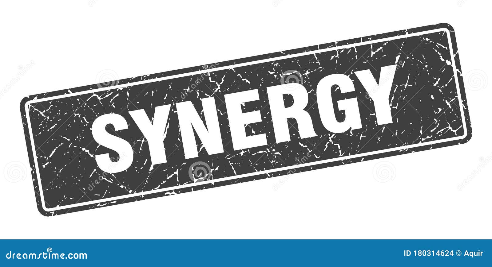 Synergy Sign. Synergy Grunge Stamp Stock Vector - Illustration of white ...