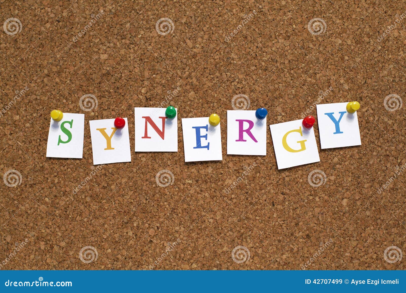 SYNERGY stock image. Image of paper, business, board - 42707499