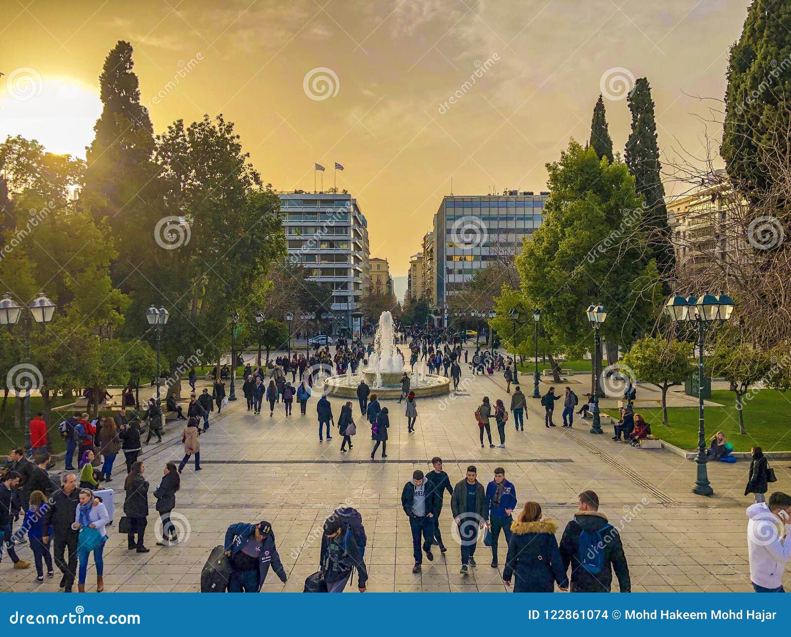 Syntagma Square editorial stock image. Image of syntagma - 122861074