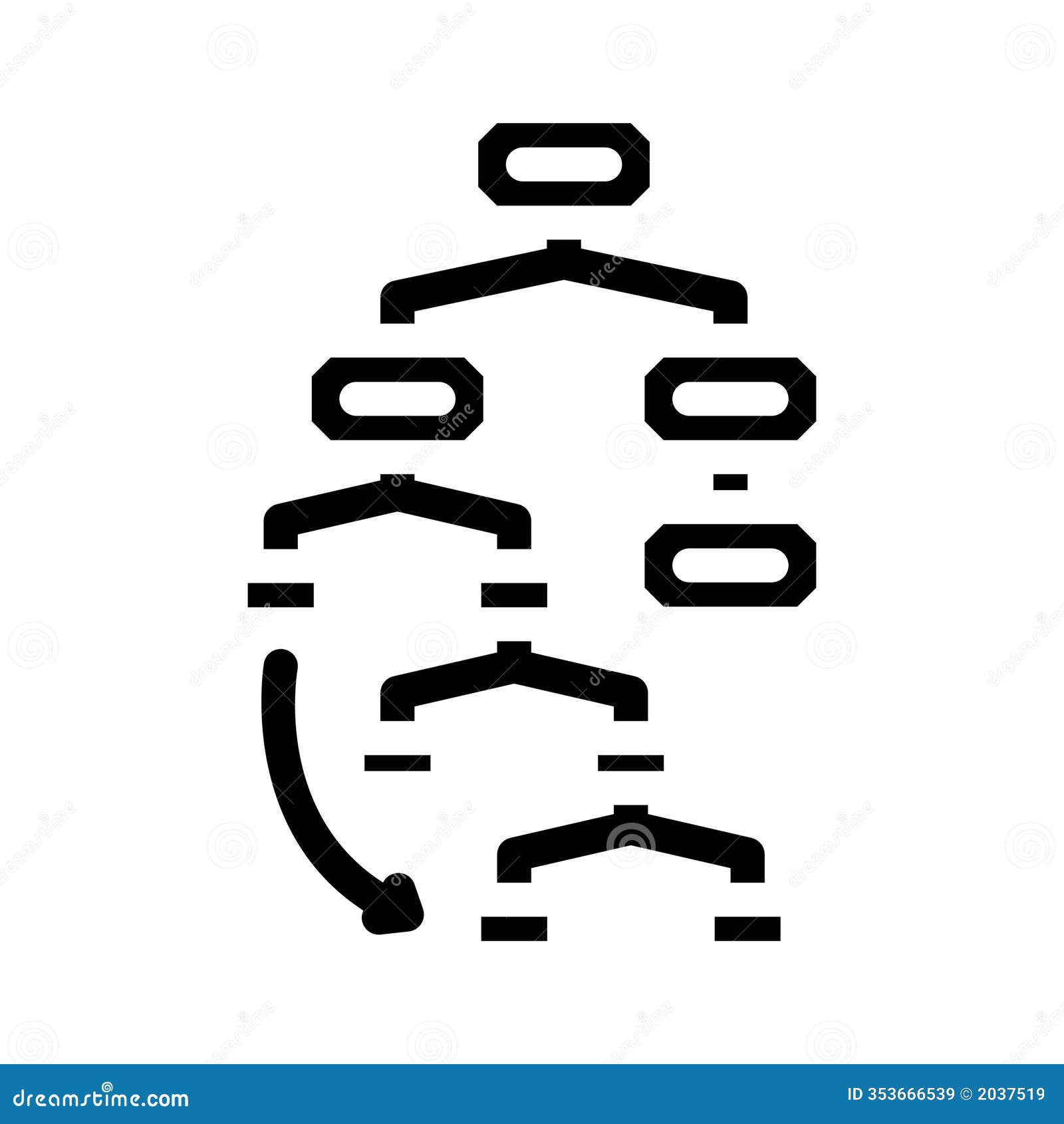 Syntax Tree Natural Language Processing Nlp Glyph Icon Vector ...