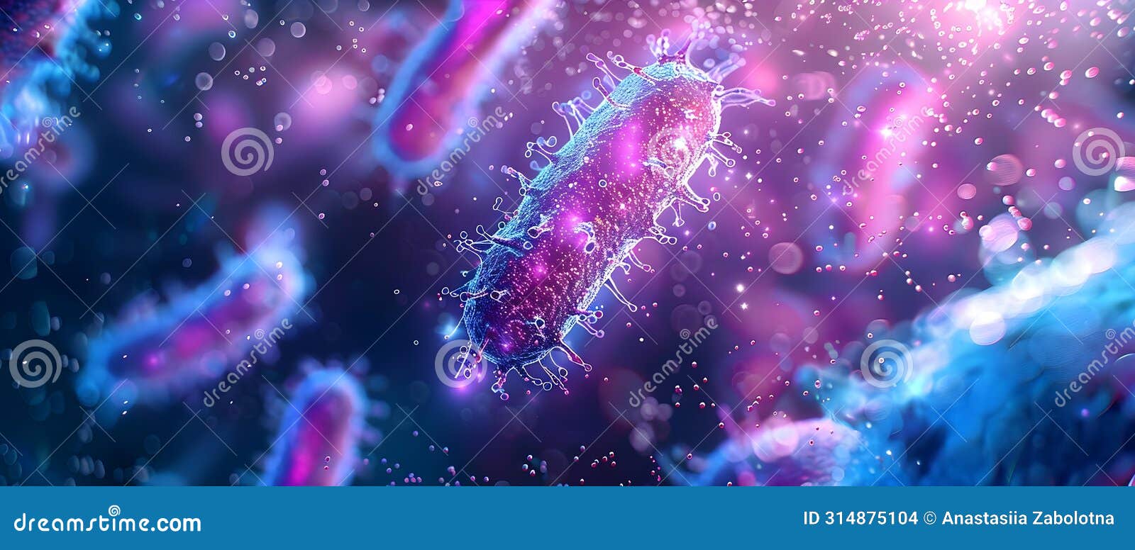 Synth-Bacteria Symphony: a Minimalist Microbial Visualization. Concept ...