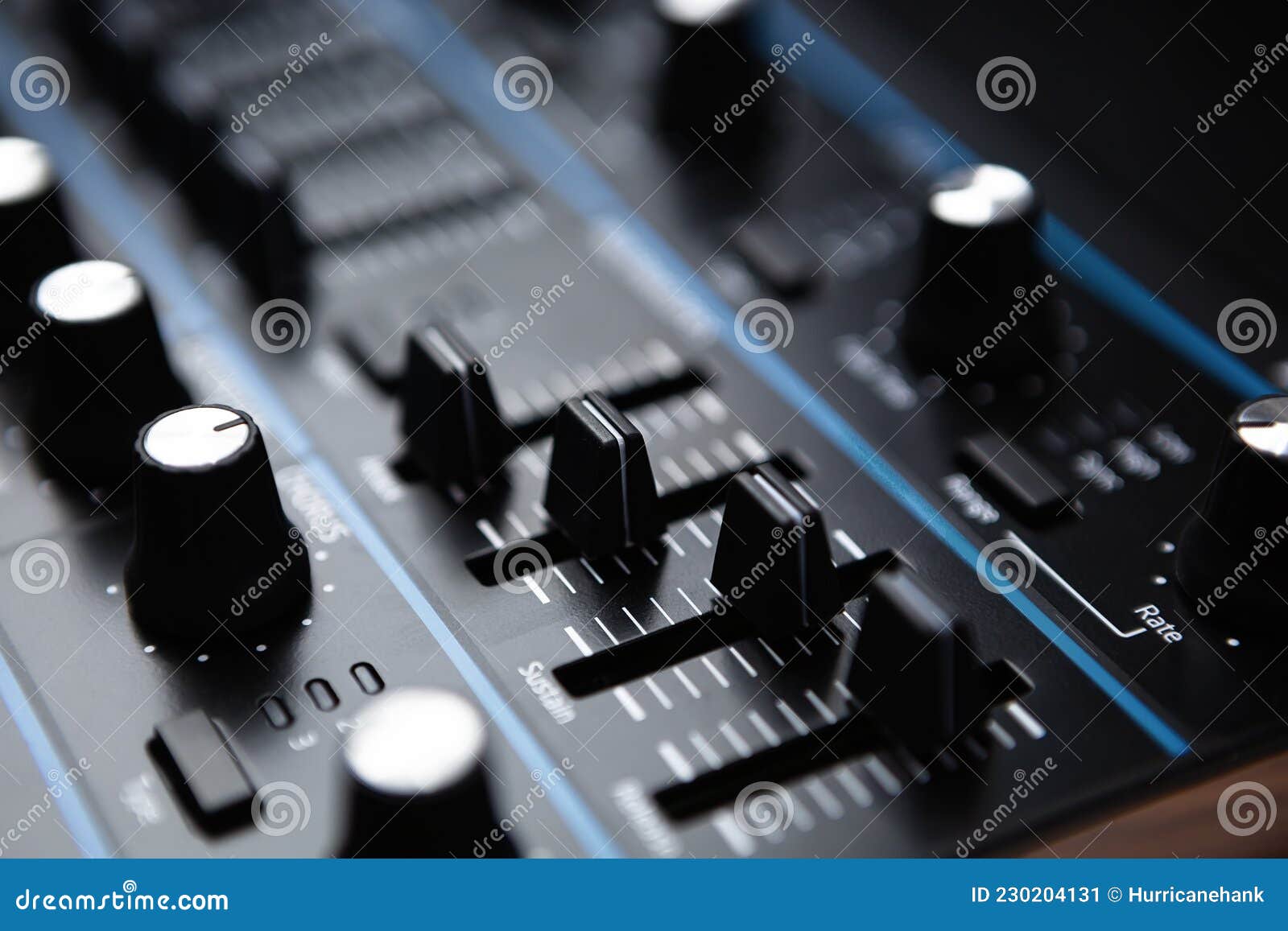 Synth Device for Electronic Music Production in Sound Recording Studio ...