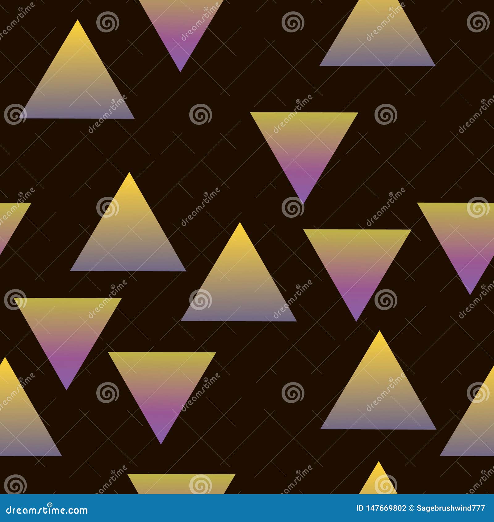 Vapor Wave Vector Seamless Pattern with Suns in Blue and Pink Colors ...