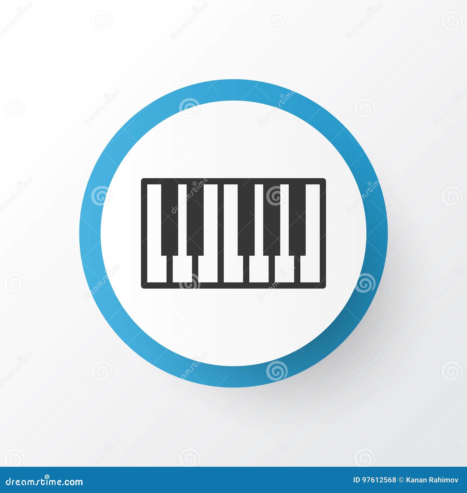 Synthesizer Icon Symbol. Premium Quality Piano Element in Trendy Style ...