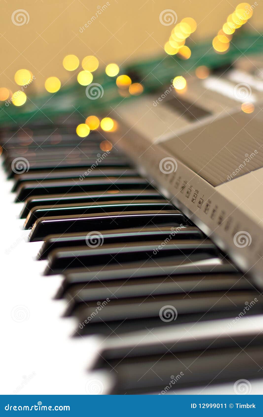 Synthesizer with lights stock image. Image of sound, keyboard - 12999011