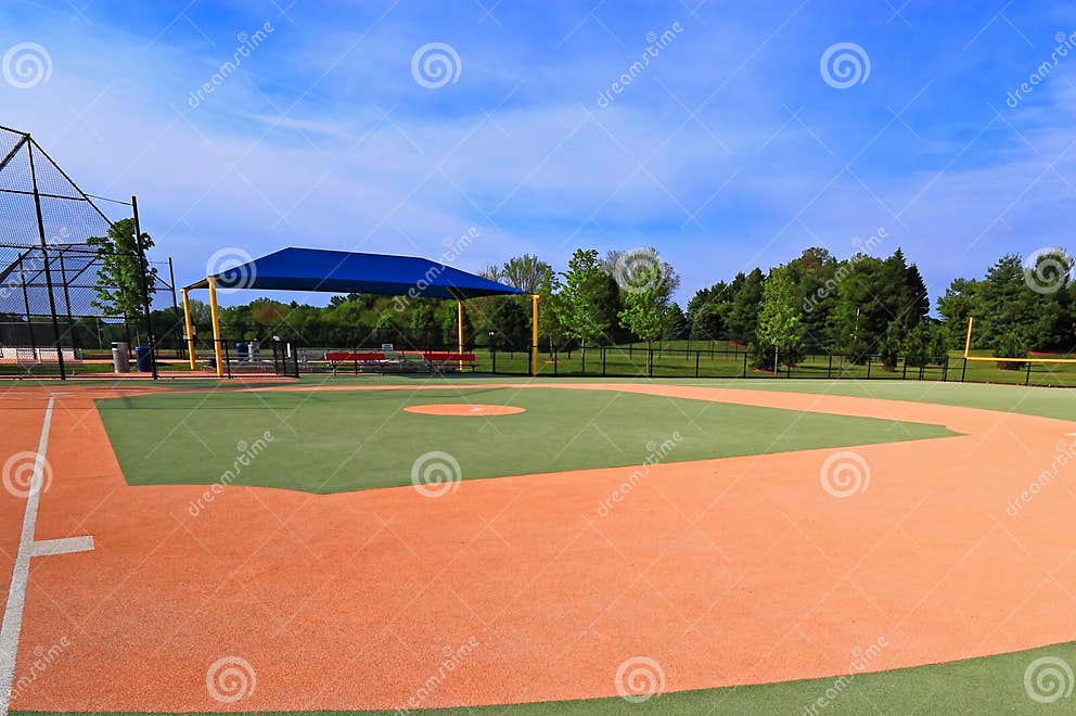 Synthetic Baseball Field stock photo. Image of handicaps - 54229142