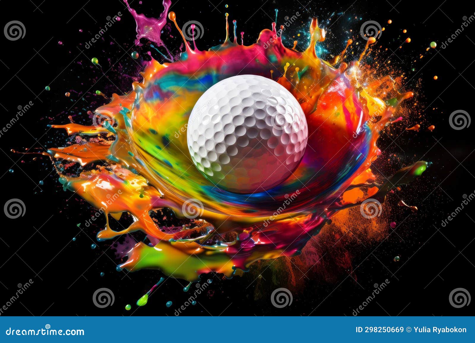 Synthetic Golf Ball. Generate Ai Stock Illustration - Illustration of ... Synthetic Golf Ball. Generate Ai Stock Illustration - Illustration of ...