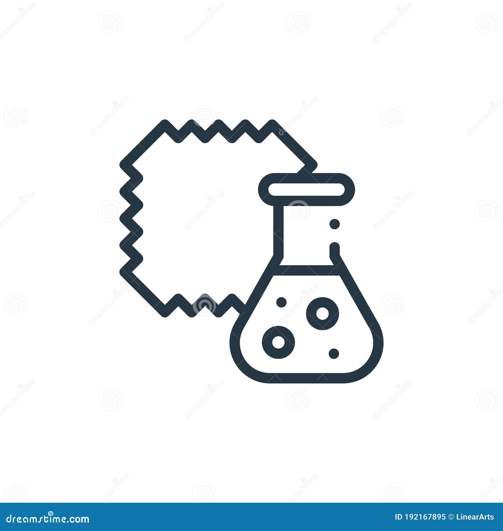 Synthetic Material Icon Vector from Fabric Features Concept. Thin Line ...