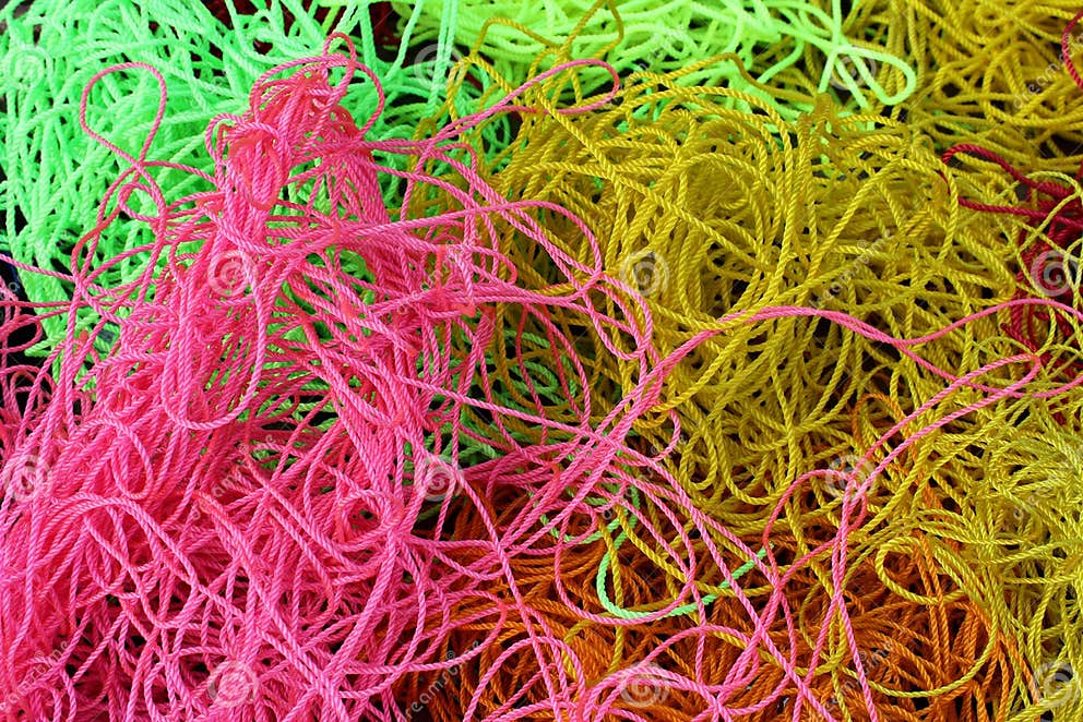Synthetic plastic threads stock image. Image of background - 21145345