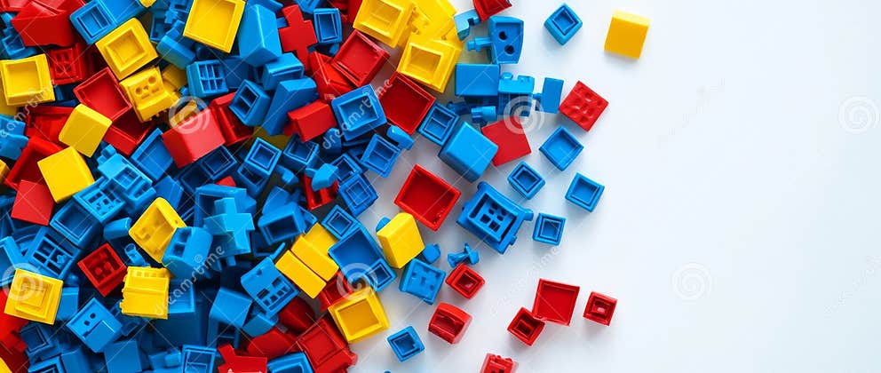 Synthetic Plastics Visualized in Vibrant Geometric Compositions with ...