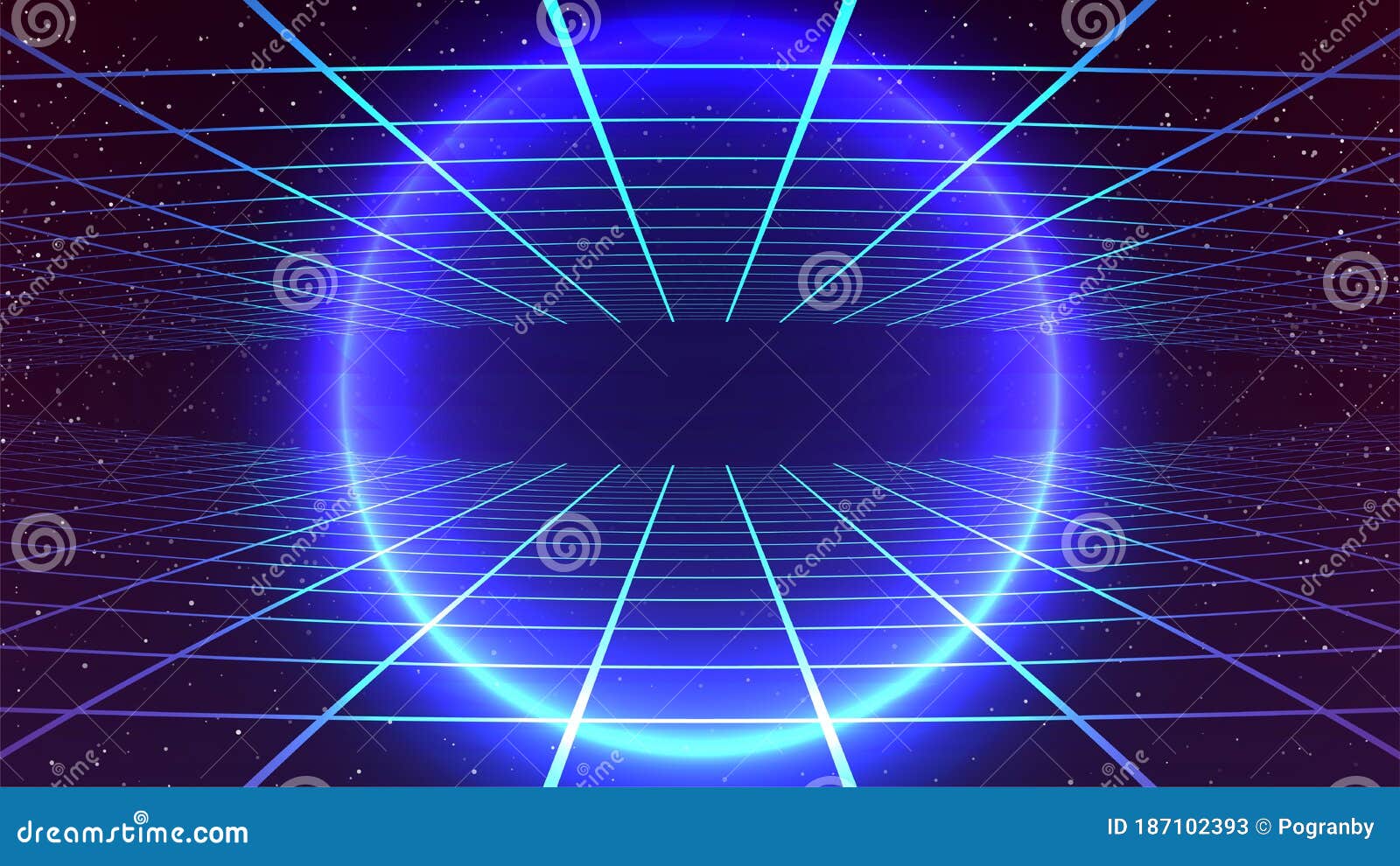 Horizontal Perspective Grid. Tile Floor Texture. Checkered Plane ...