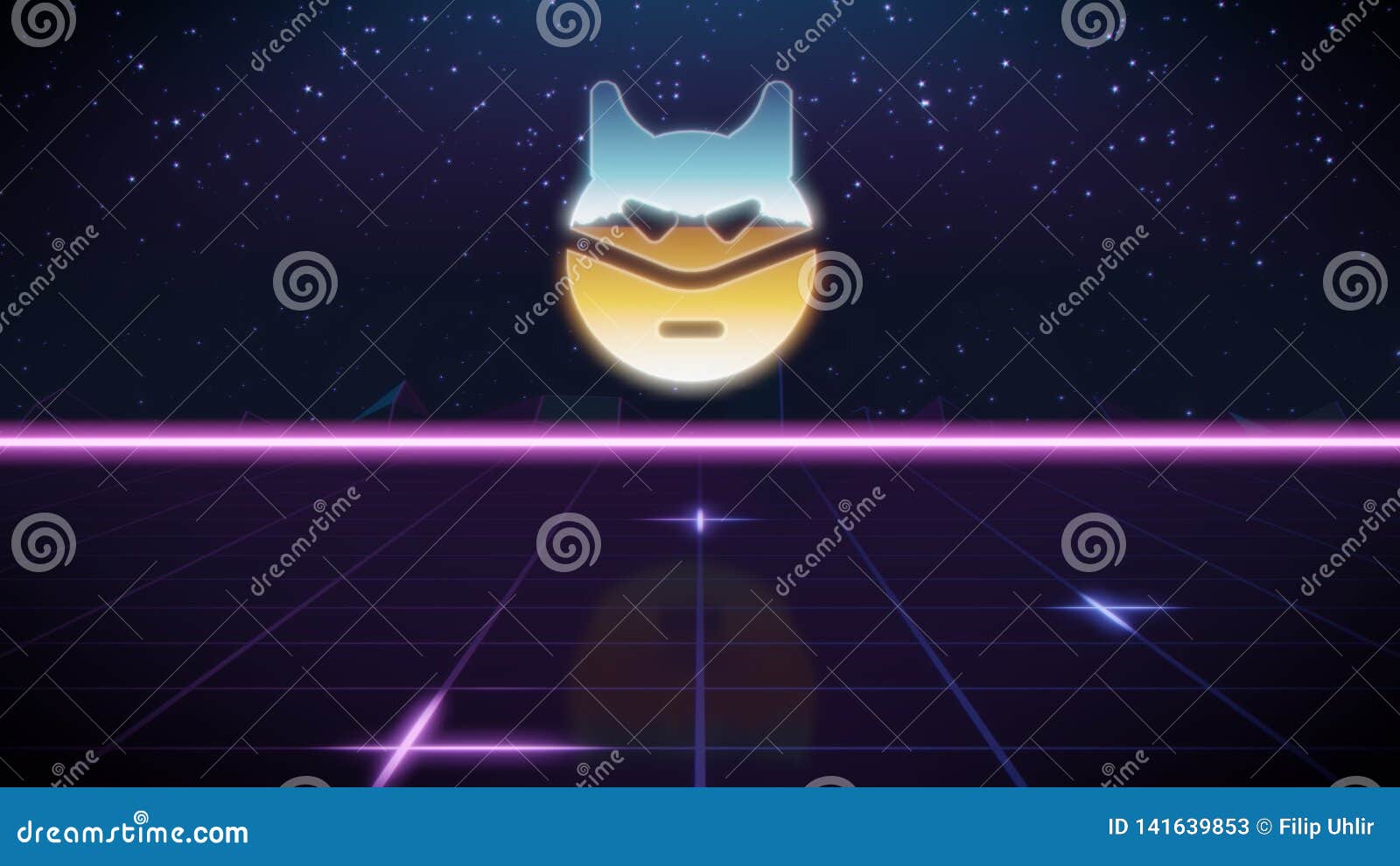 Superhero Emoticon. Vector Emoji Smiley With Mask And Cape ...