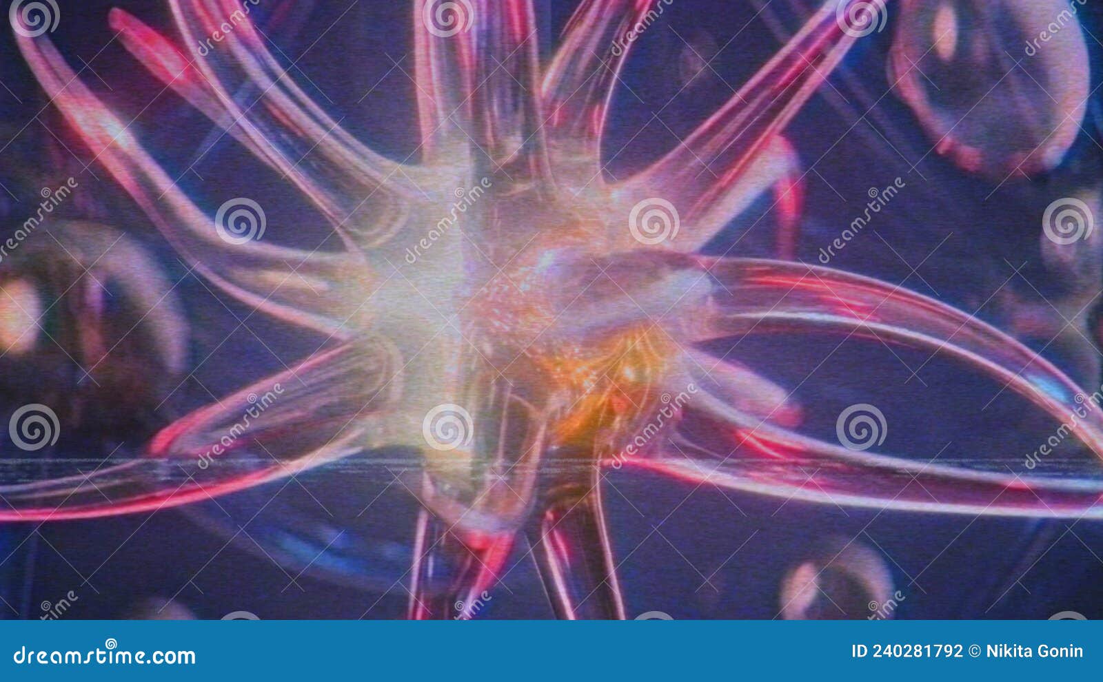 Synthwave Vaporwave Retrowave Glitch Neuron 3D Render Stock ...