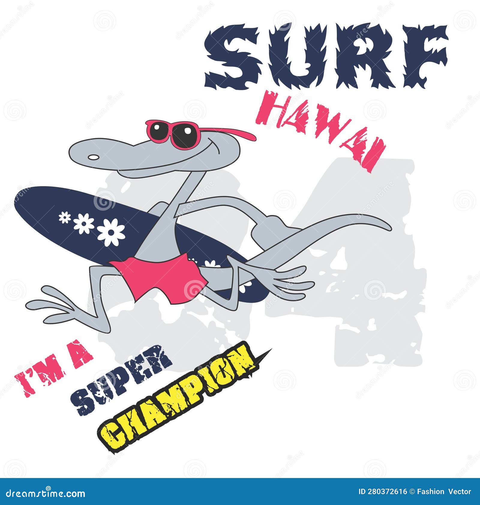 SYPER HAWAI CARTON PRINT ART VECTOR Stock Vector - Illustration of ...