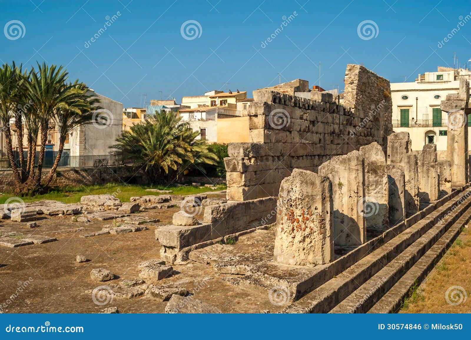 Syracusa Ruins stock photo. Image of ancient, syracusa - 30574846