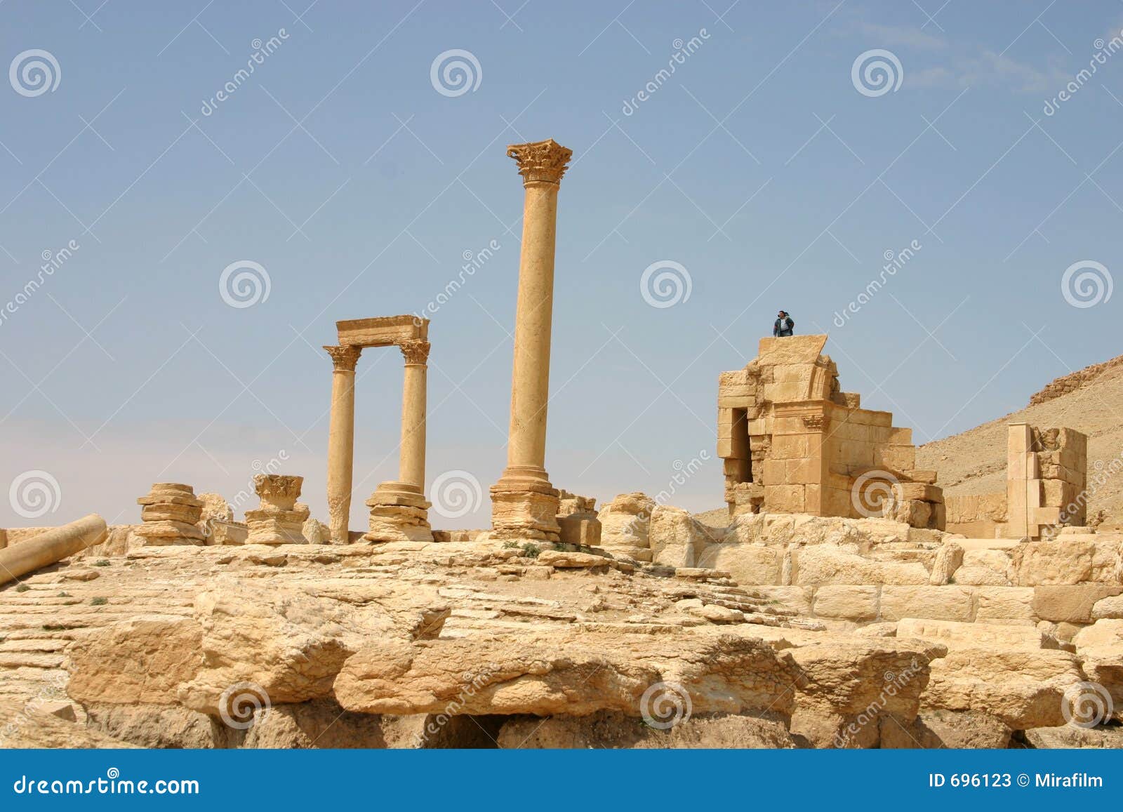 Syria stock image. Image of tempel, columns, ancient, syria - 696123
