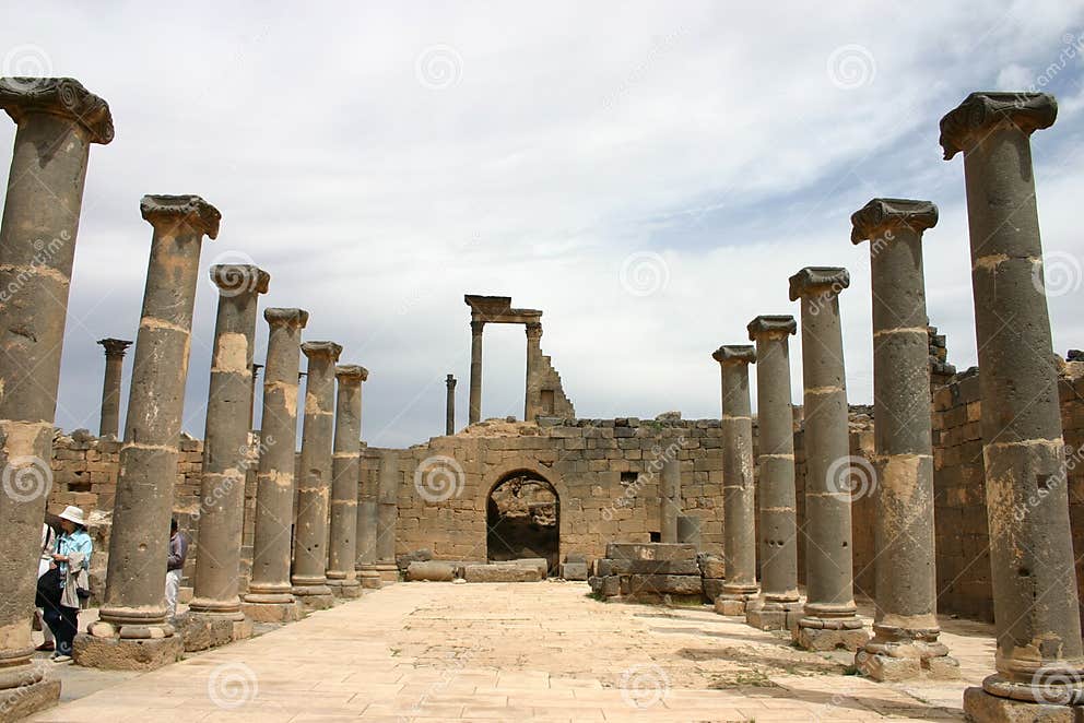Syria stock image. Image of bosra, historical, jordan, columns - 701003