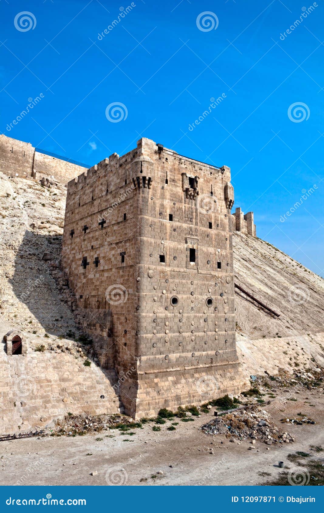 Syria - Aleppo stock image. Image of fort, defense, fortress - 12097871