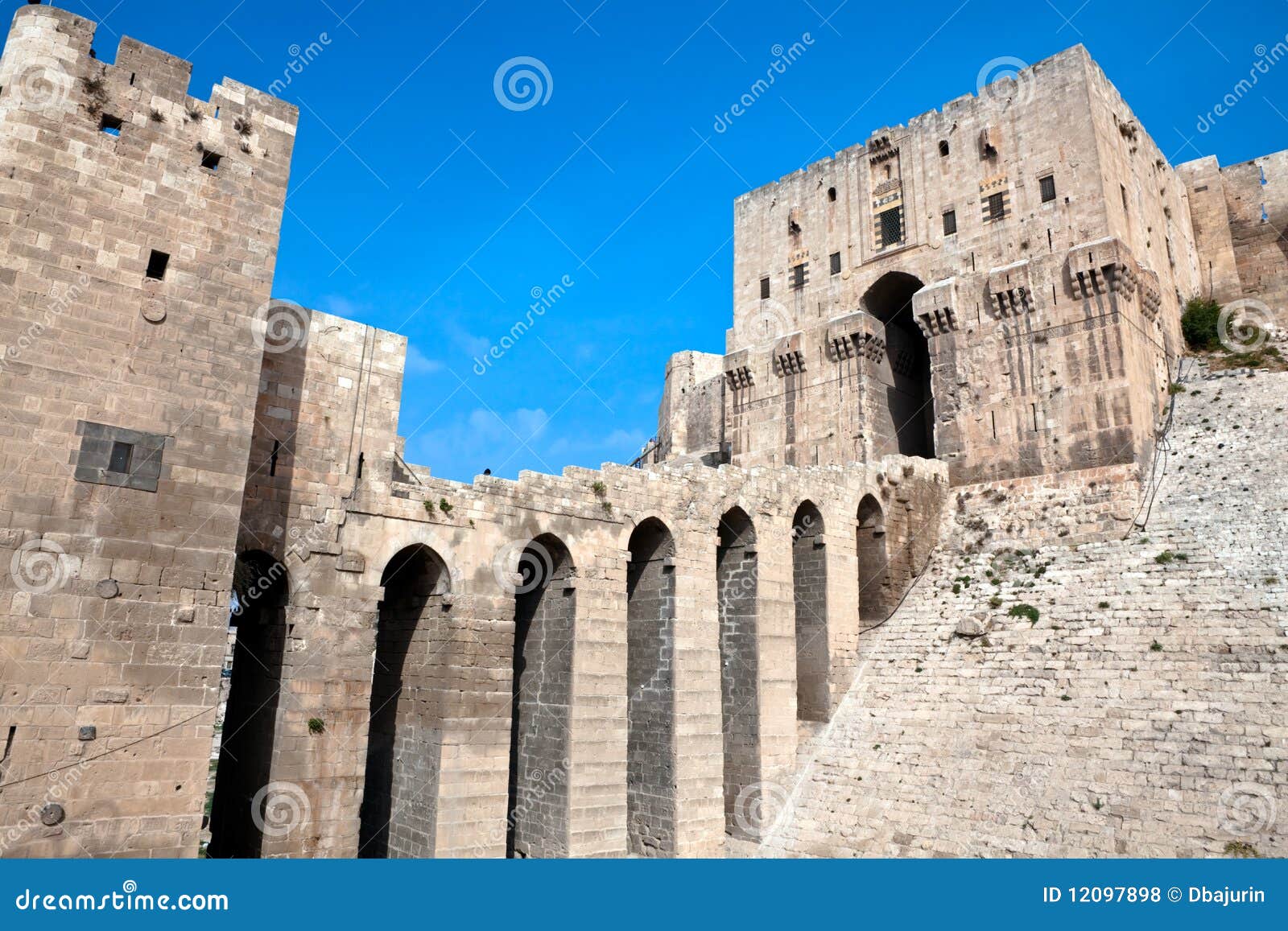 Syria - Aleppo stock photo. Image of bridge, building - 12097898