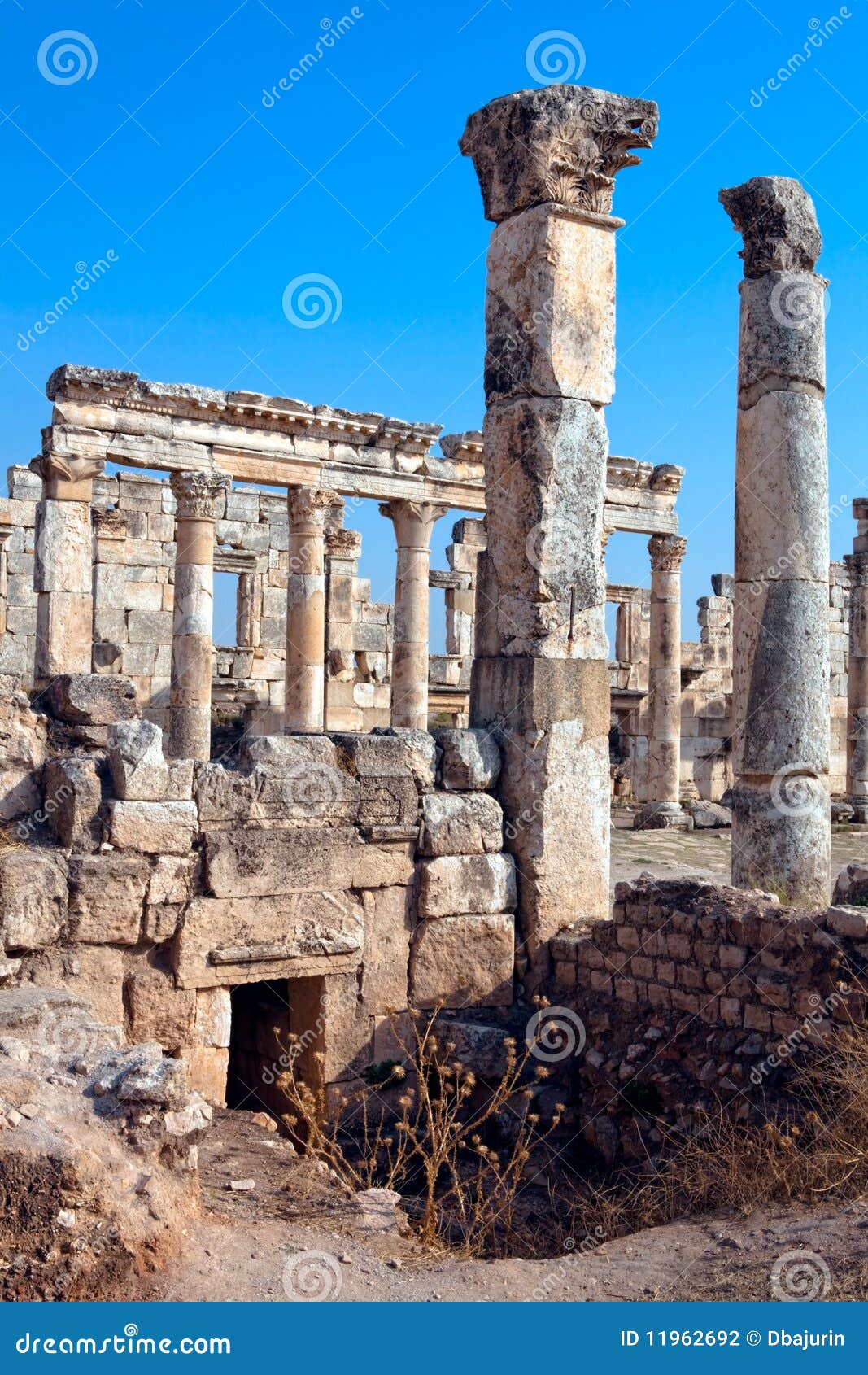 Syria - Apamea stock photo. Image of famous, east, monumental - 11962692