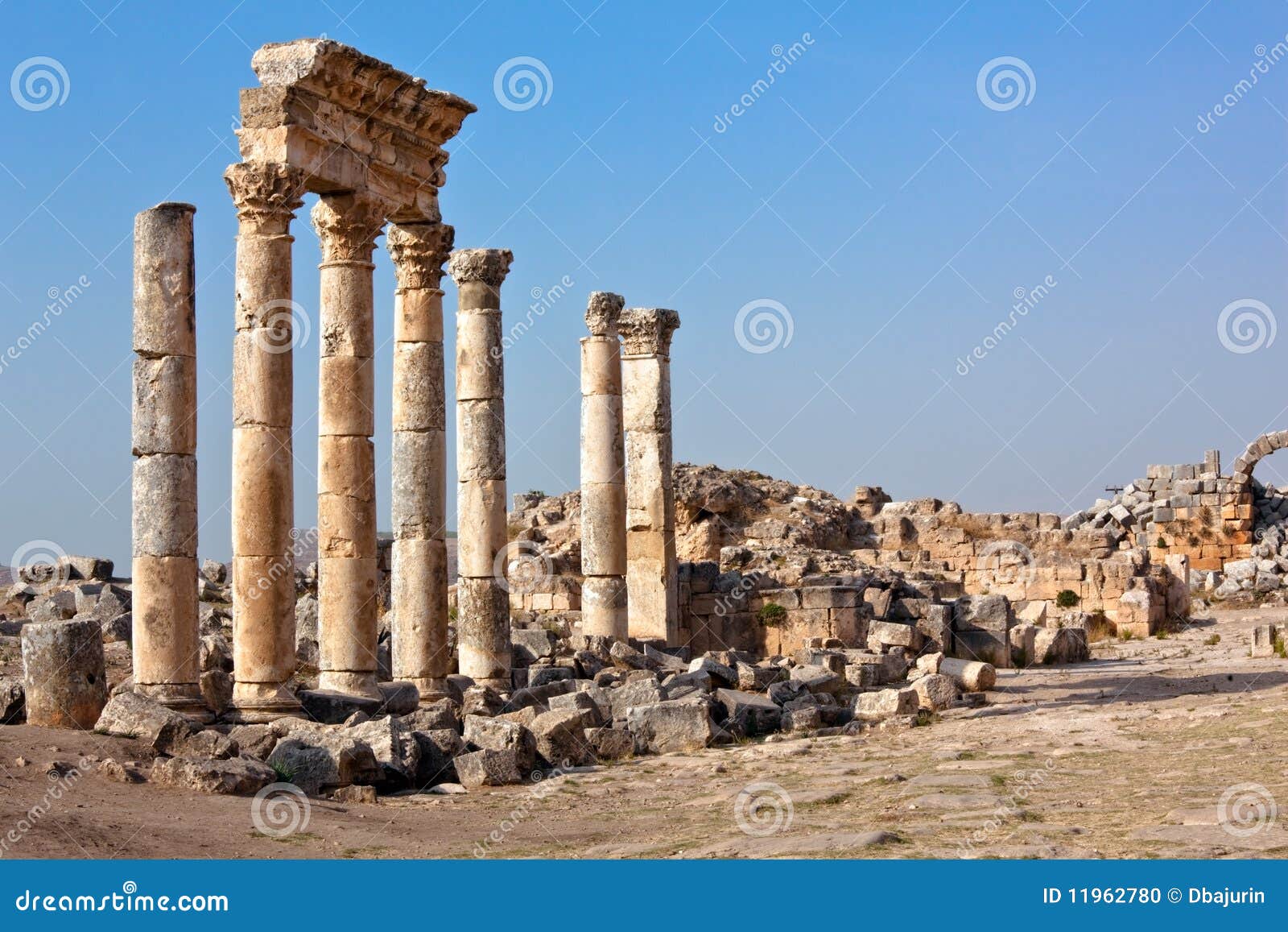 Syria - Apamea stock photo. Image of arabia, architectural - 11962780