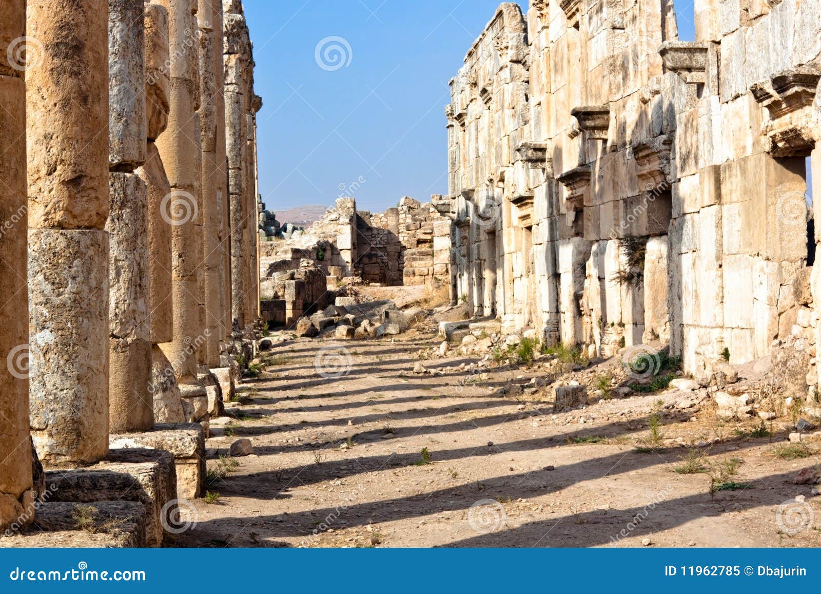 Syria - Apamea stock image. Image of famous, historic - 11962785