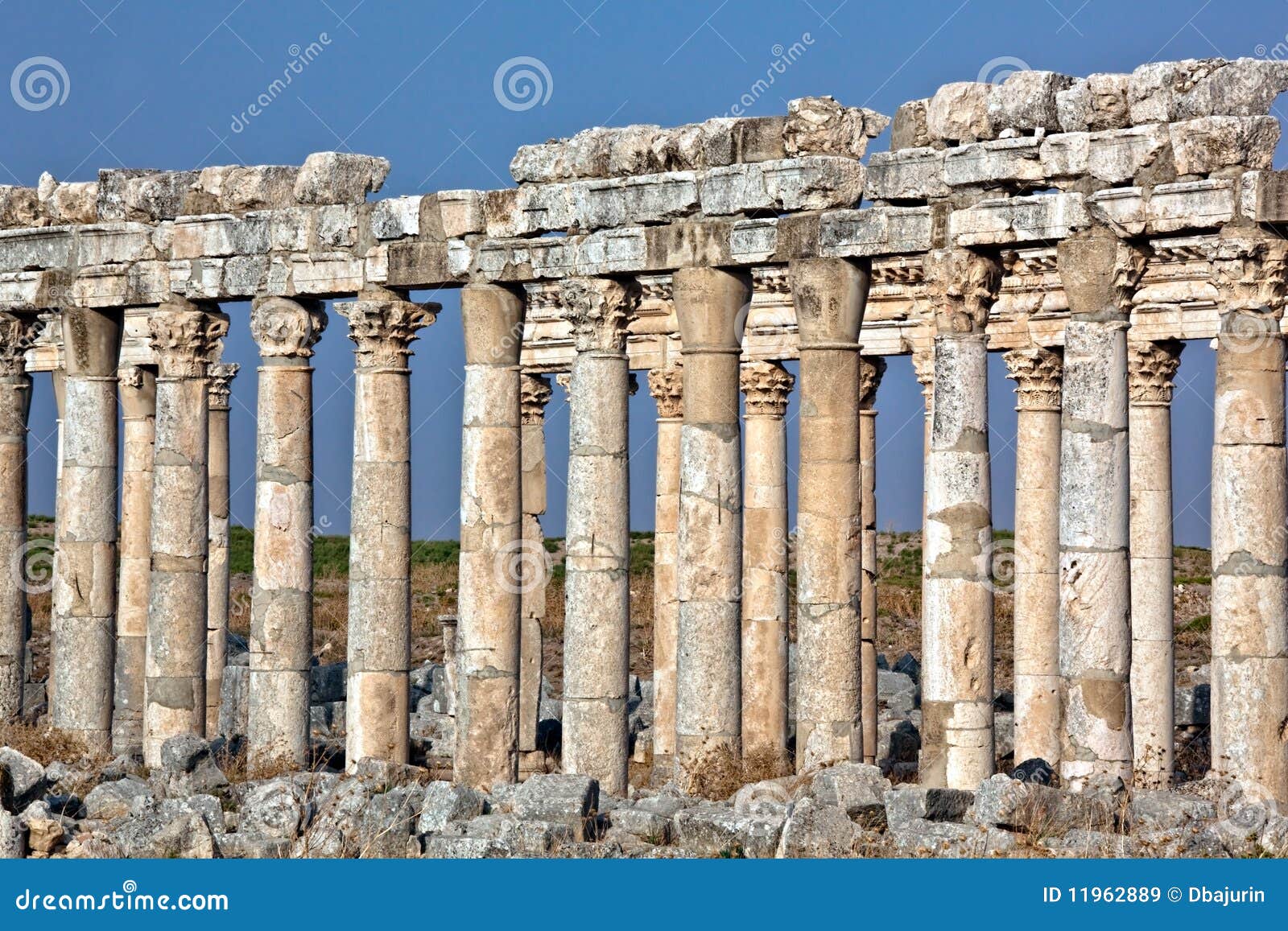 Syria - Apamea stock image. Image of apameia, archeology - 11962889