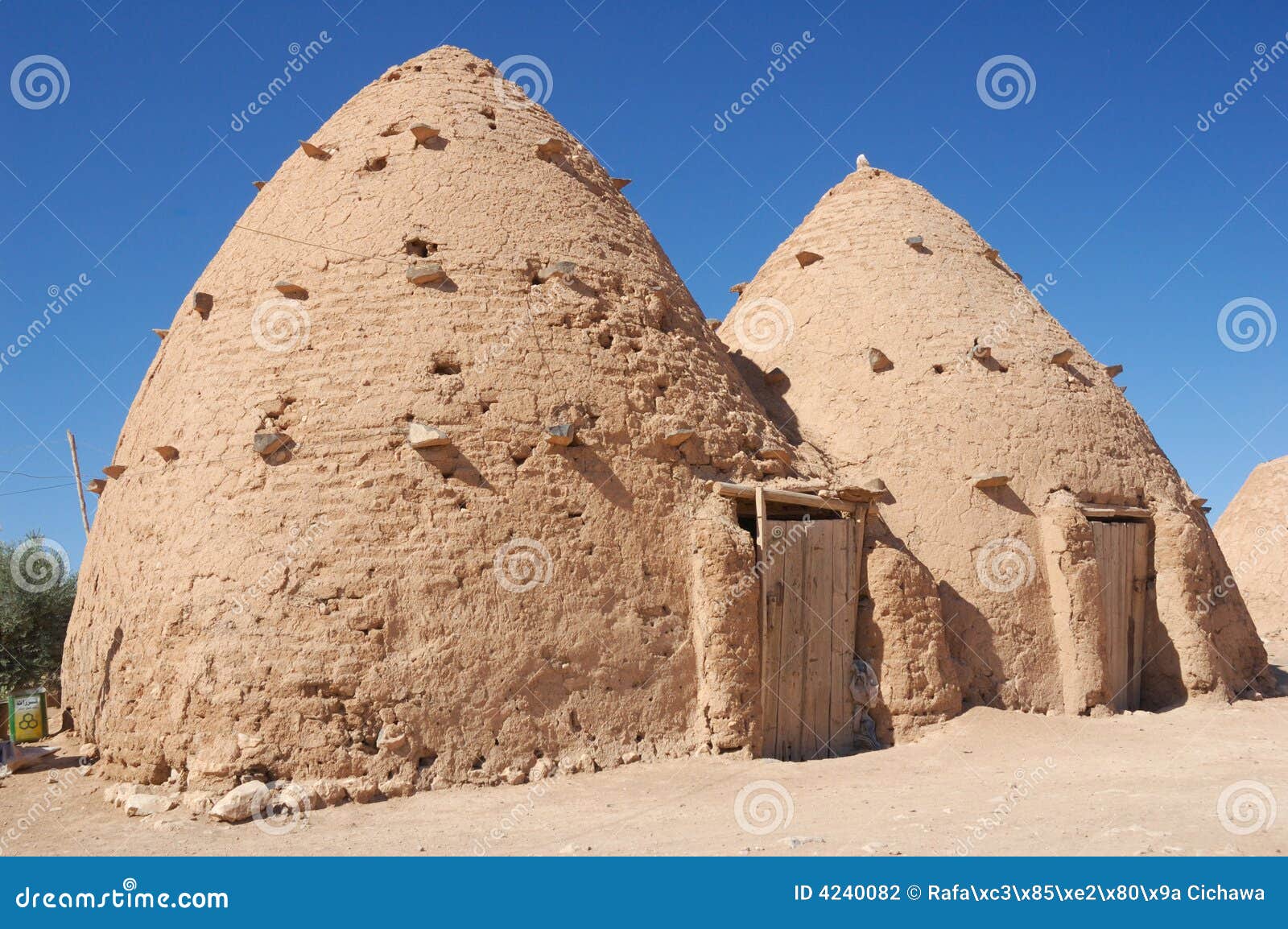 Syria - clay house stock photo. Image of construct, build - 4240082