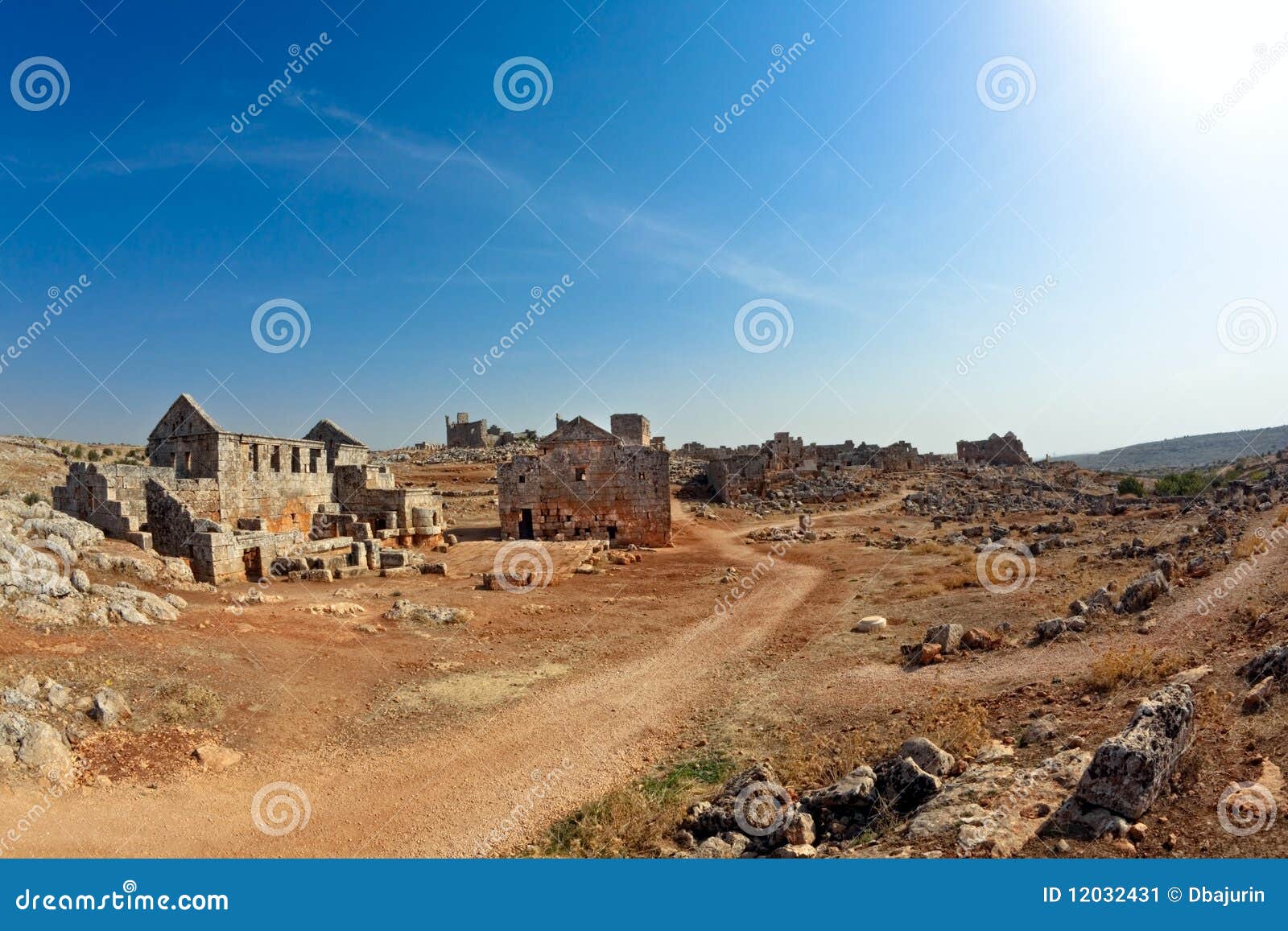 Syria - the Dead Cities stock image. Image of architecture - 12032431